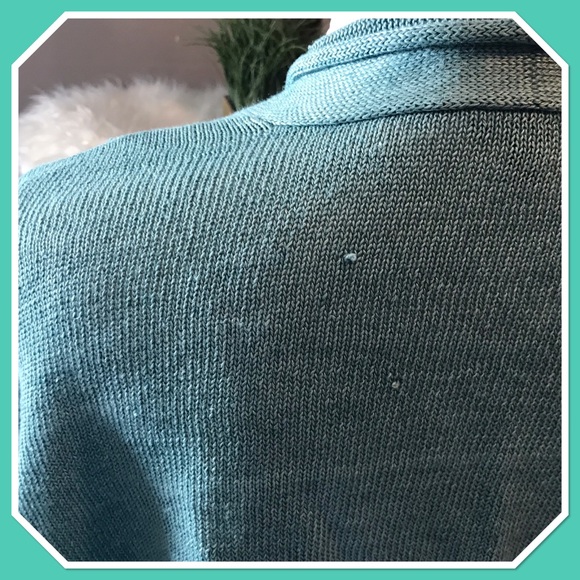Talbots | Sweaters | Talbots Seafoam Green Open Linen Cardigan | Poshmark